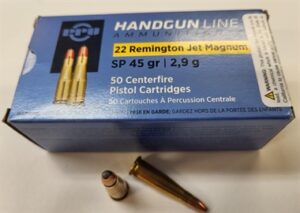 22 Rem Jet 45 gr SP (50 rounds)(New) – Wisconsin Cartridge, LLC